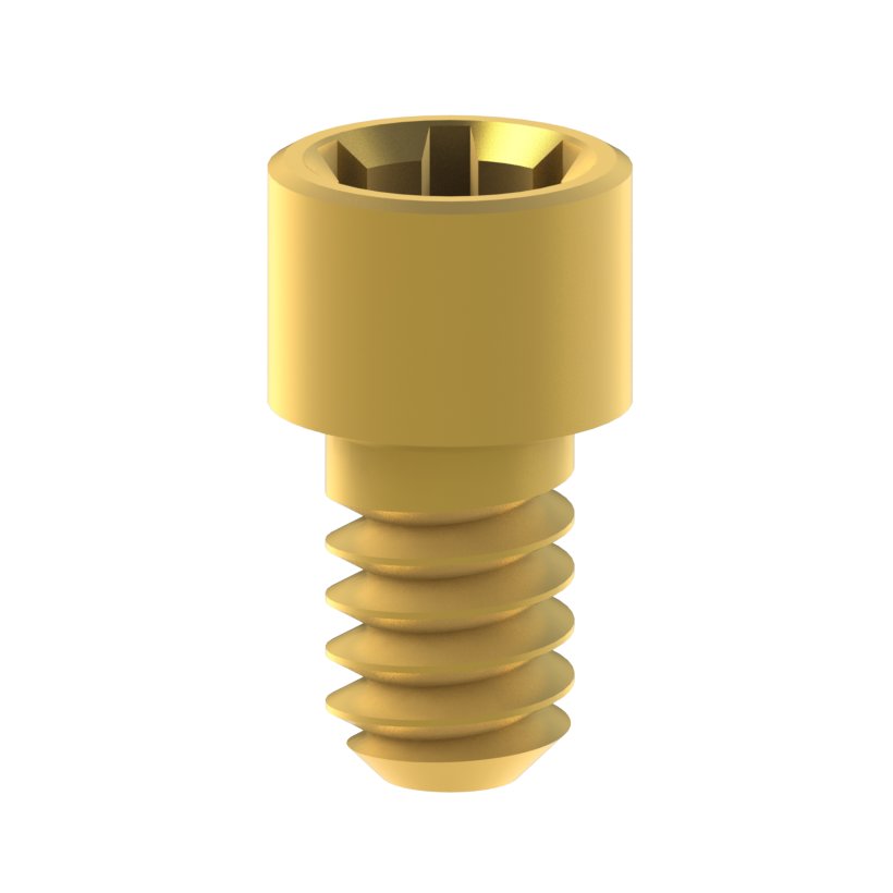 Multi-Unit Abutment TiN-Coated titanium prosthetic screw